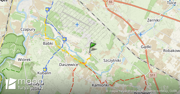 Sypniewo - mapa szlaków turystycznych | mapa-turystyczna.pl