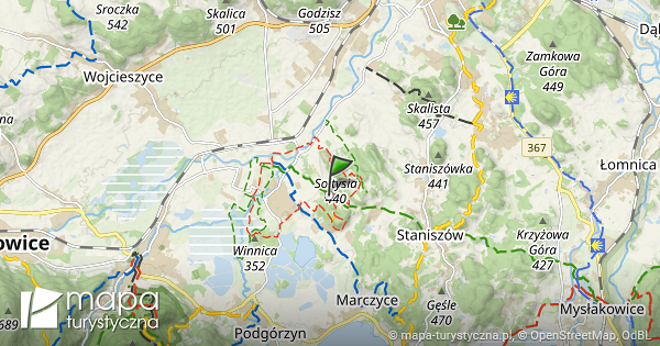 Cieplice, cmentarz - mapa szlaków turystycznych | mapa-turystyczna.pl
