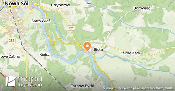 Siedlisko, przystań - mapa szlaków turystycznych | mapa-turystyczna.pl