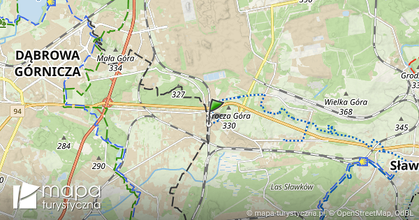 Strzemieszyce Wielkie - mapa szlaków turystycznych | mapa-turystyczna.pl