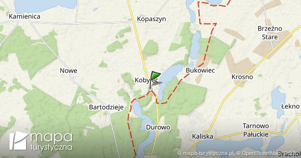 Kobylec - mapa szlaków turystycznych | mapa-turystyczna.pl