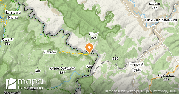 Sokoliki Górskie - mapa szlaków turystycznych | mapa-turystyczna.pl