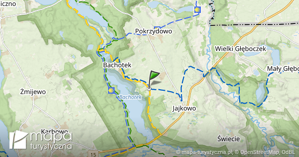Mariany - mapa szlaków turystycznych | mapa-turystyczna.pl
