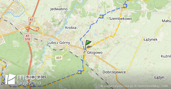 Brzozówka - mapa szlaków turystycznych | mapa-turystyczna.pl