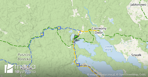 Rogojny - mapa szlaków turystycznych | mapa-turystyczna.pl