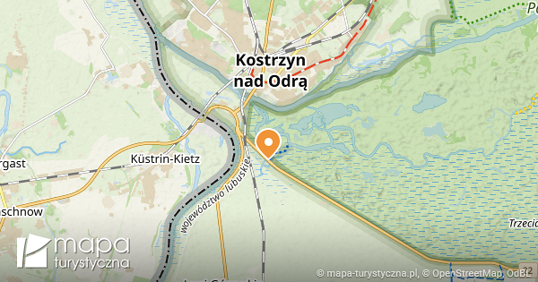 Chyrzyno - mapa szlaków turystycznych | mapa-turystyczna.pl