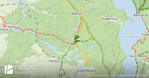 Stara Rogoźnica - mapa szlaków turystycznych | mapa-turystyczna.pl