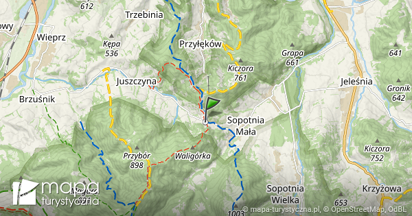 Poloki - mapa szlaków turystycznych | mapa-turystyczna.pl