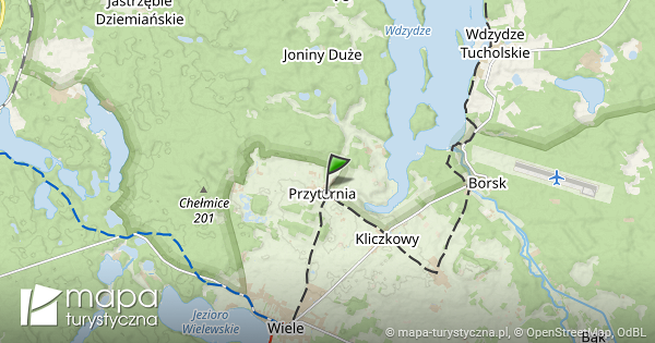 Przytarnia - mapa szlaków turystycznych | mapa-turystyczna.pl