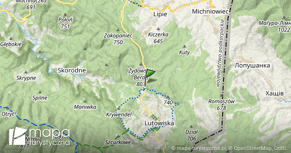 Wiata Leśnika - mapa szlaków turystycznych | mapa-turystyczna.pl