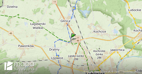 Lubecko - mapa szlaków turystycznych | mapa-turystyczna.pl