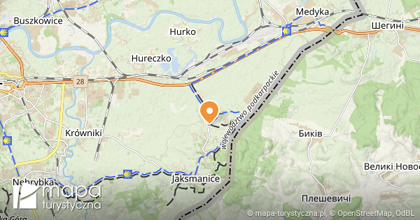 Siedliska, Osiedle - mapa szlaków turystycznych | mapa-turystyczna.pl