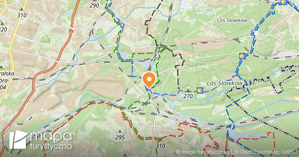 Sosnowiec, Maczki, kościół Piotra i Pawła - mapa szlaków turystycznych ...