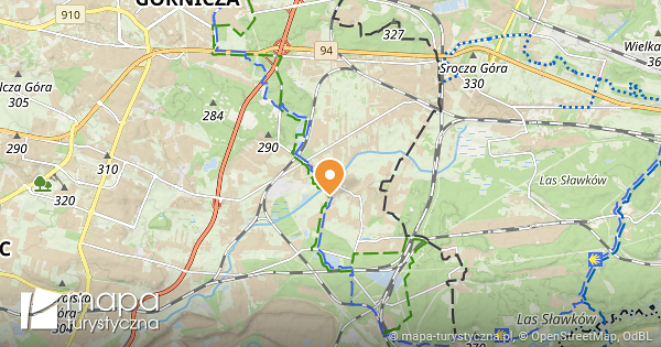 Sosnowiec, ul. Boczna - mapa szlaków turystycznych | mapa-turystyczna.pl