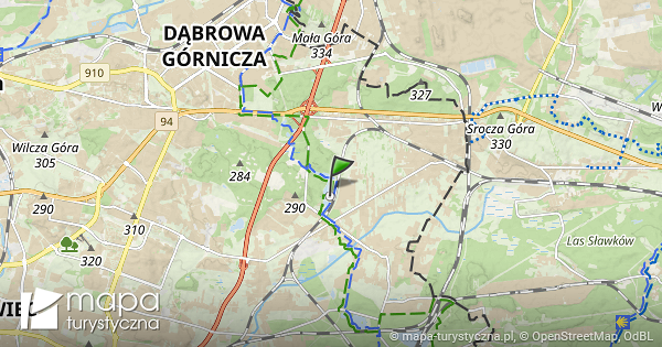 Sosnowiec, mini zoo - mapa szlaków turystycznych | mapa-turystyczna.pl