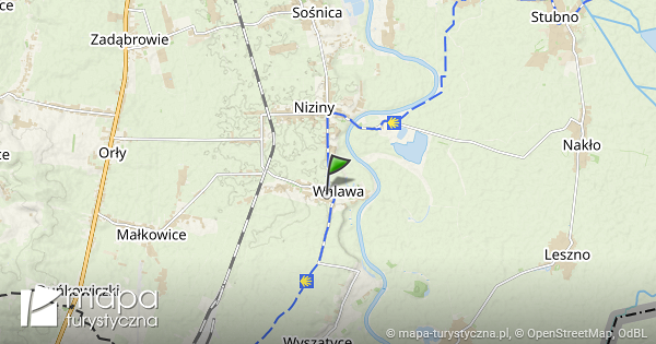 Walawa - mapa szlaków turystycznych | mapa-turystyczna.pl