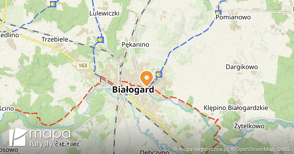 Bia ogard Ul Zwyci stwa Mapa Szlak w Turystycznych Mapa Bia ogard Ul Zwyci stwa Mapa Szlak w Turystycznych Mapa