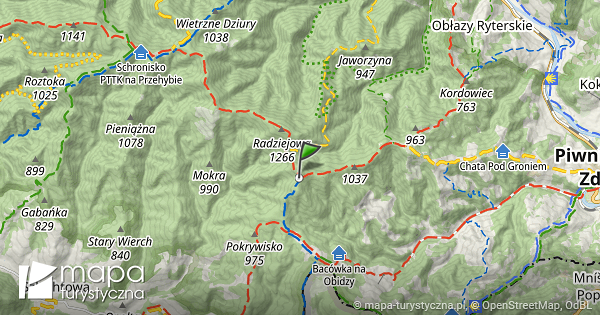 Polecane trasy z: Wielki Rogacz | mapa-turystyczna.pl