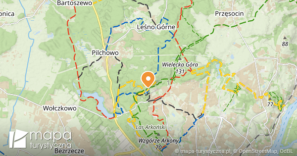 Osówka - mapa szlaków turystycznych | mapa-turystyczna.pl