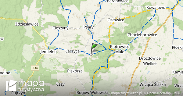 Czeladź Mała - mapa szlaków turystycznych | mapa-turystyczna.pl