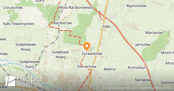 Kutno, cmentarz - mapa szlaków turystycznych | mapa-turystyczna.pl