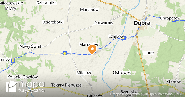 Siewieruszki Wielkie - mapa szlaków turystycznych | mapa-turystyczna.pl