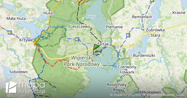 Stary Folwark, Muzeum Wigier - mapa szlaków turystycznych | mapa ...