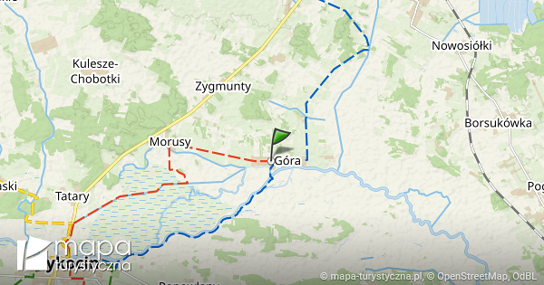 Góra - mapa szlaków turystycznych | mapa-turystyczna.pl