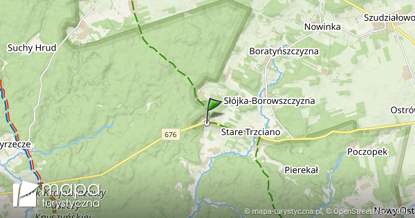 Klin - mapa szlaków turystycznych | mapa-turystyczna.pl