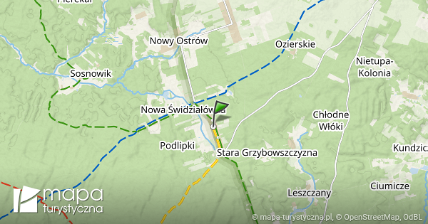 Górany - mapa szlaków turystycznych | mapa-turystyczna.pl