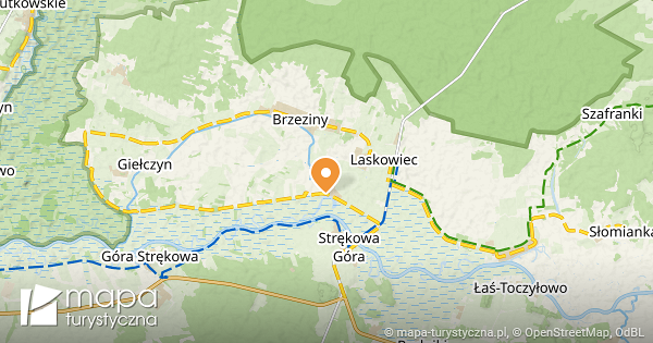 Kleszcze - mapa szlaków turystycznych | mapa-turystyczna.pl