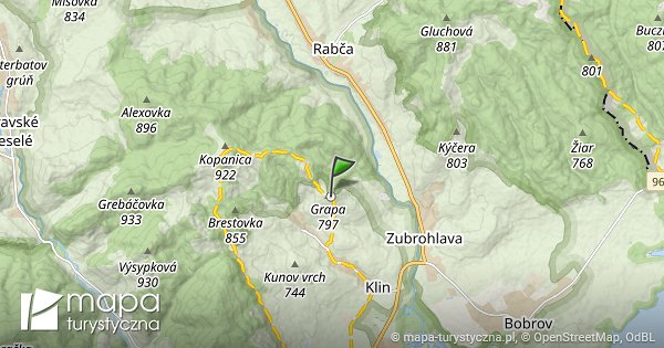 Socha Krista, Spasiteľa - mapa szlaków turystycznych | mapa-turystyczna.pl