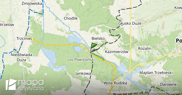 Pomorze - mapa szlaków turystycznych | mapa-turystyczna.pl