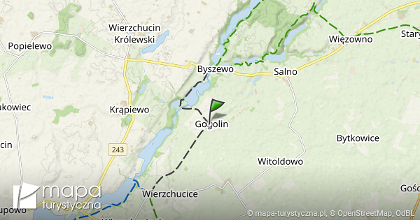 Gogolin - mapa szlaków turystycznych | mapa-turystyczna.pl