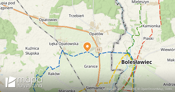 Szalonka - mapa szlaków turystycznych | mapa-turystyczna.pl