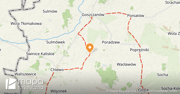 Stojanów - mapa szlaków turystycznych | mapa-turystyczna.pl