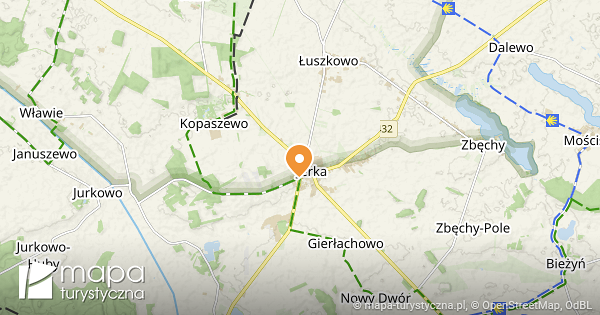 Jerka - mapa szlaków turystycznych | mapa-turystyczna.pl