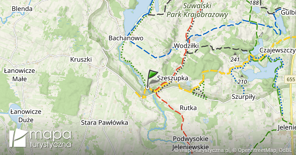 Turtul, odejście na punkt widokowy - mapa szlaków turystycznych | mapa ...