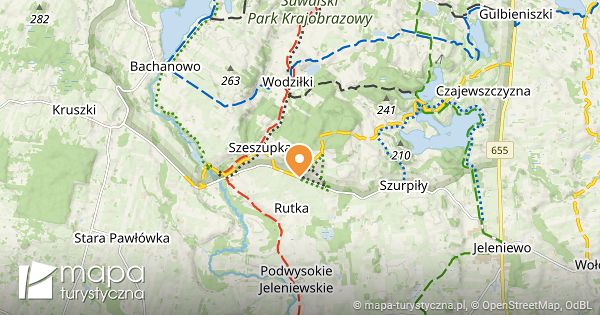 Droga do punktu widokowego - mapa szlaków turystycznych | mapa ...