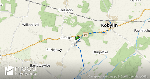 Smolice - mapa szlaków turystycznych | mapa-turystyczna.pl
