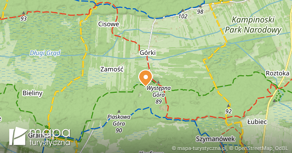 Droga do Zamczyska - mapa szlaków turystycznych | mapa-turystyczna.pl