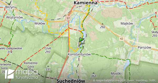 Zalew Rejowski - mapa szlaków turystycznych | mapa-turystyczna.pl