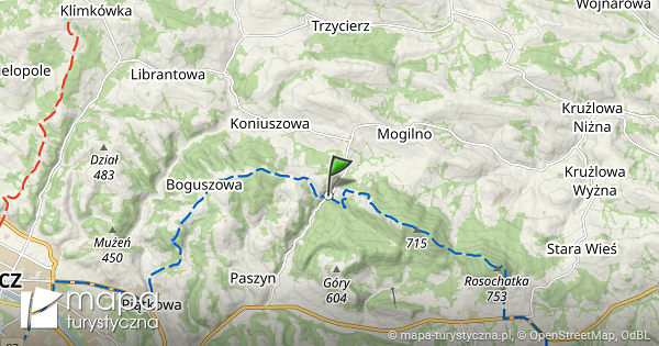 Mogilno, Paszyn - mapa szlaków turystycznych | mapa-turystyczna.pl