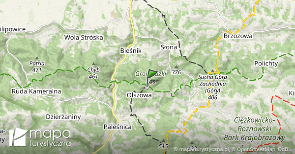 Styr Pd. - mapa szlaków turystycznych | mapa-turystyczna.pl