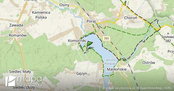 Centrum Konferencyjno-Szkoleniowe Poraj - mapa szlaków turystycznych ...