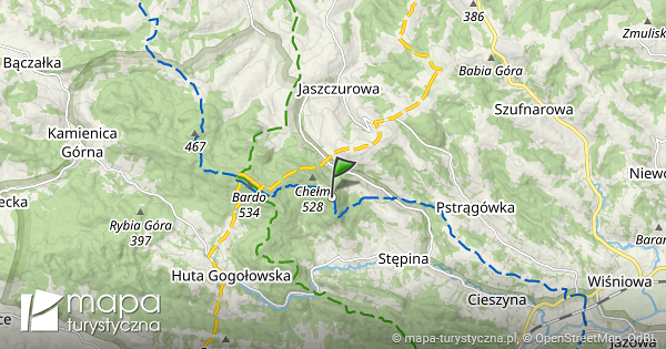 Chełm - mapa szlaków turystycznych | mapa-turystyczna.pl