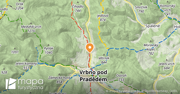 Mnichov - mapa szlaków turystycznych | mapa-turystyczna.pl