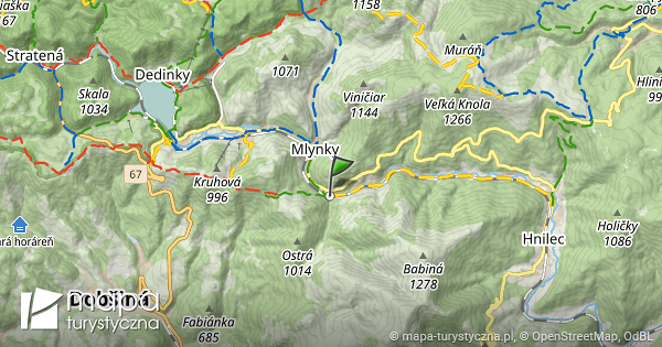 Rakovec - mapa szlaków turystycznych | mapa-turystyczna.pl