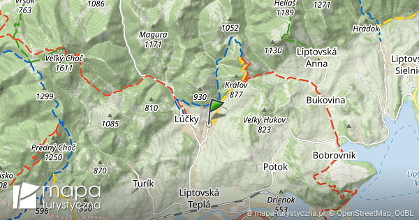 Kalameny - mapa szlaków turystycznych | mapa-turystyczna.pl