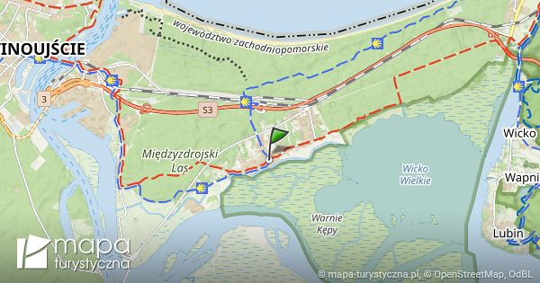 Przytór - mapa szlaków turystycznych | mapa-turystyczna.pl